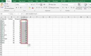 Calculate the Formula For Percentage in Excel | Loss or Gain