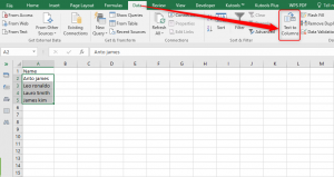 Split names in Excel Sheet (Quick and Easiest Way)