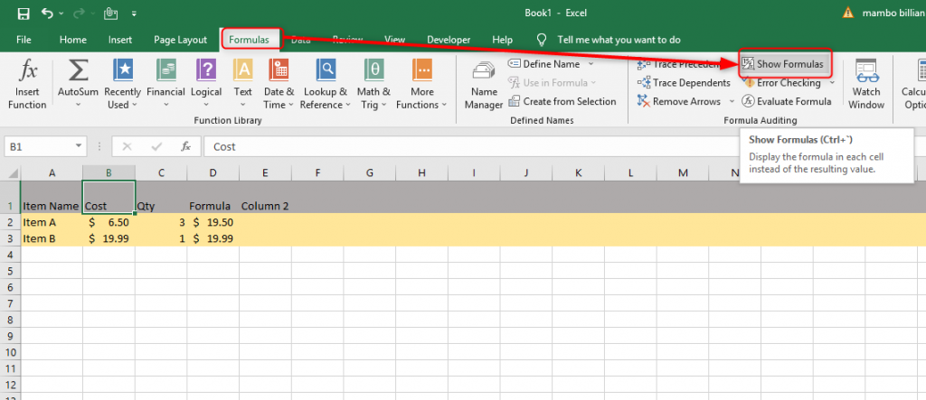 How to Show Formulas in Excel ( Best Guide)