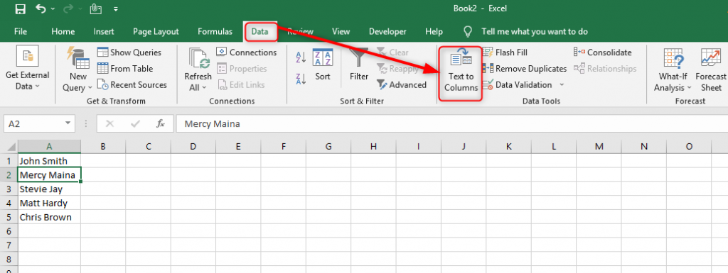 How to seperate texts in Excel | Basic Excel Tutorial