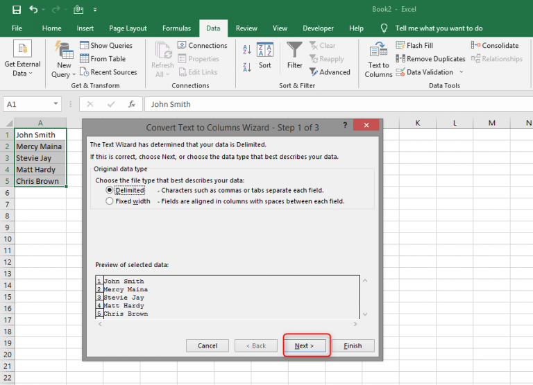 How to seperate texts in Excel | Basic Excel Tutorial