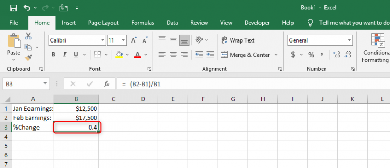 Excel Formula for Percentage Decrease & Difference (Guide)