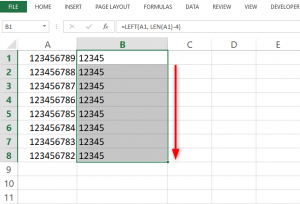 Removing the last four digits in Excel - Comprehensive Guide