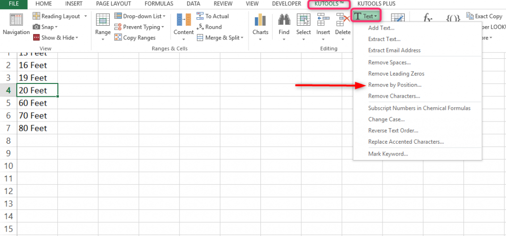 How to remove the last four characters - Basic Excel Tutorial