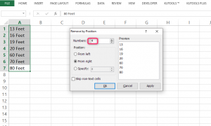How to remove the last four characters - Basic Excel Tutorial