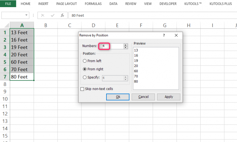 How to remove the last four characters - Basic Excel Tutorial