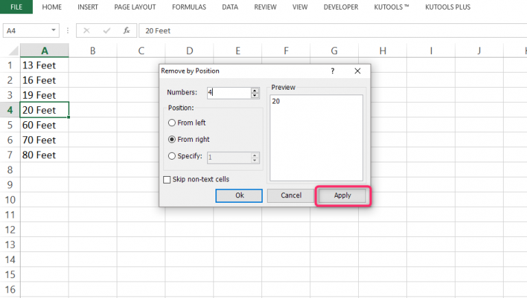 How to remove the last four characters - Basic Excel Tutorial