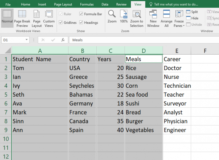 How to Freeze First Four Columns in Excel | Helpful Guide