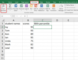 How to Calculate 90th Percentile in Statistics - Excel