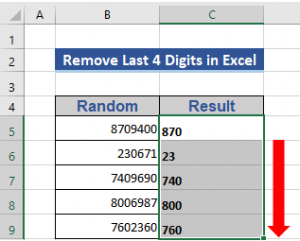 Removing the last four digits in Excel - Comprehensive Guide