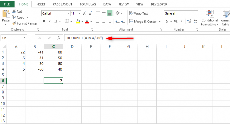 How to count cells that are greater than 0 | Basic Excel Tutorial