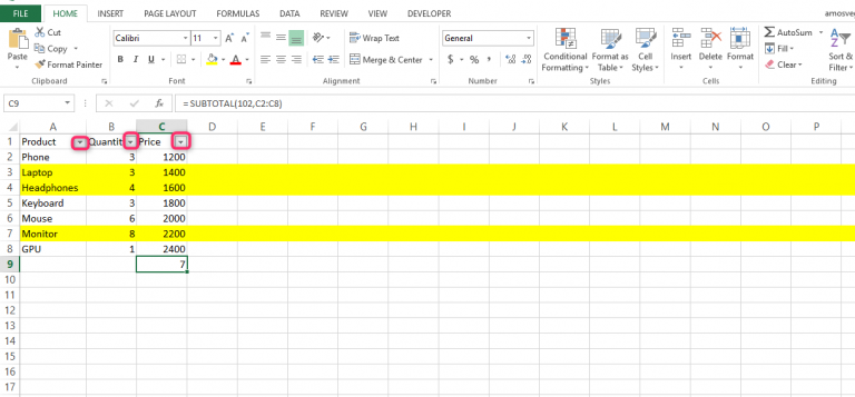 How to count cells that are highlighted in Excel | Basic Excel Tutorial