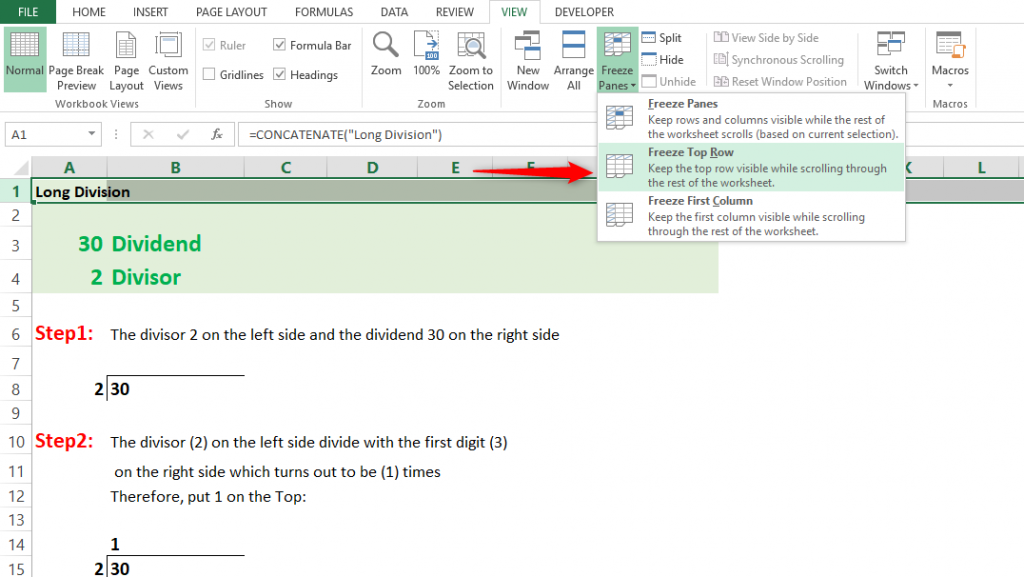 How to keep title at top of page in Excel | Basic Excel Tutorial