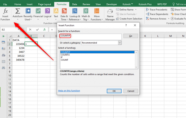 Guide to Counting cells contain specific numbers in Excel