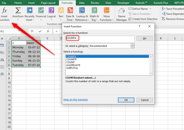How to count cells that contain dates in Excel | Basic Excel Tutorial