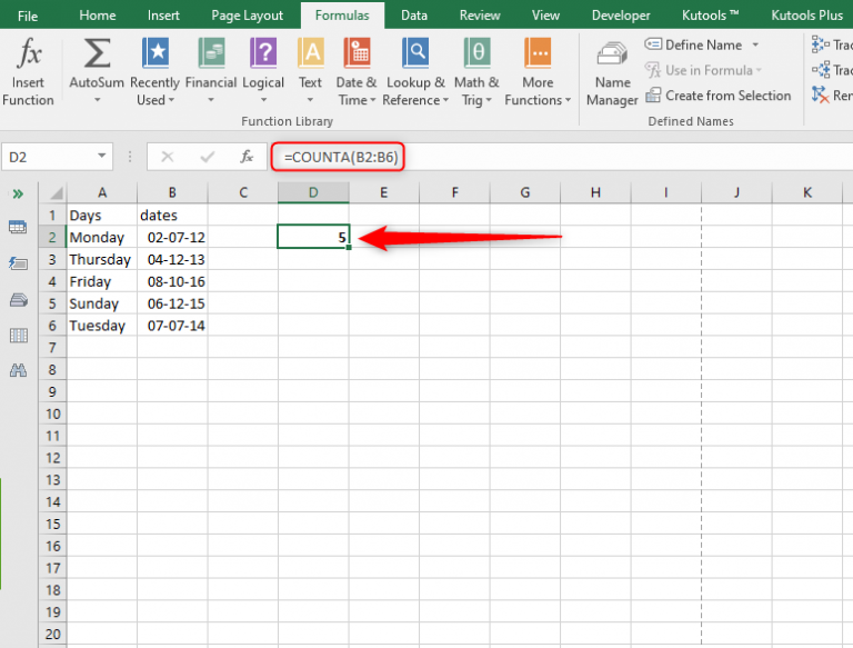 How to count cells that contain dates in Excel | Basic Excel Tutorial