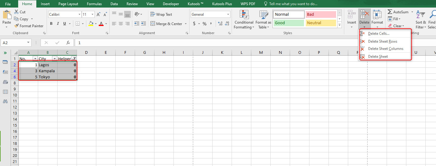 Complete Guide on deleting every other row in Excel