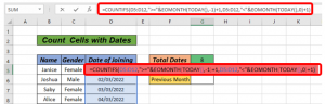 How to count cells that contain dates in Excel | Basic Excel Tutorial