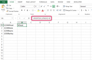 Removing first four characters on Excel - Complete Guide