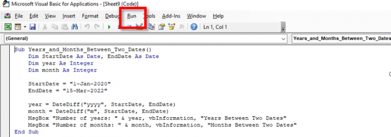 How to calculate years between two dates in Excel | Basic Excel Tutorial