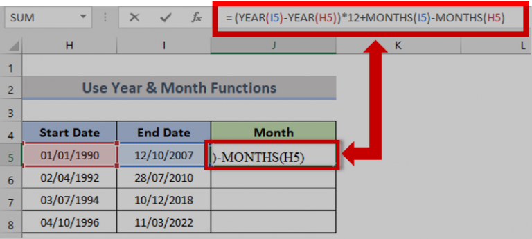 How to calculate years between two dates in Excel | Basic Excel Tutorial