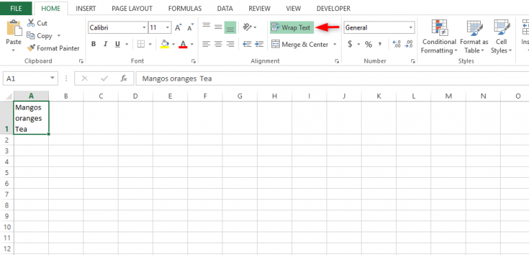 How to write multiple lines in a cell in Excel | Basic Excel Tutorial