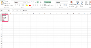 How to write multiple lines in a cell in Excel | Basic Excel Tutorial