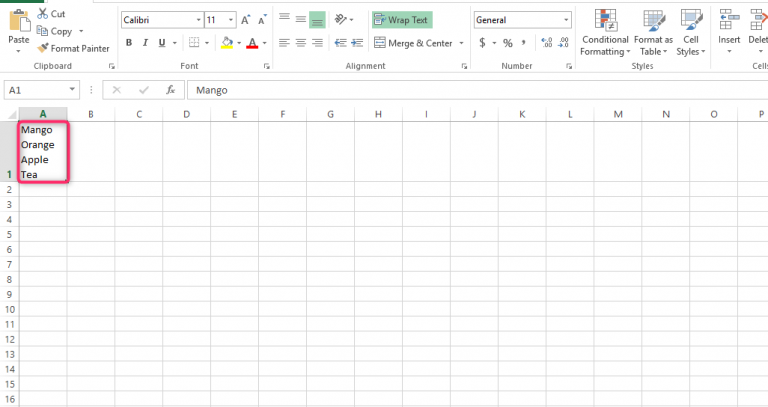 How to write multiple lines in a cell in Excel | Basic Excel Tutorial