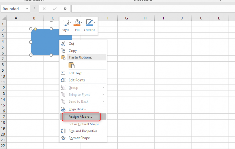 How to add a button in excel | Basic Excel Tutorial
