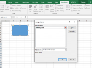 How to add a button in excel | Basic Excel Tutorial