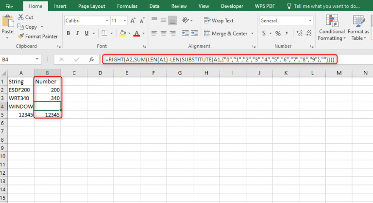 Extracting numbers from a string in Excel - Complete Guide