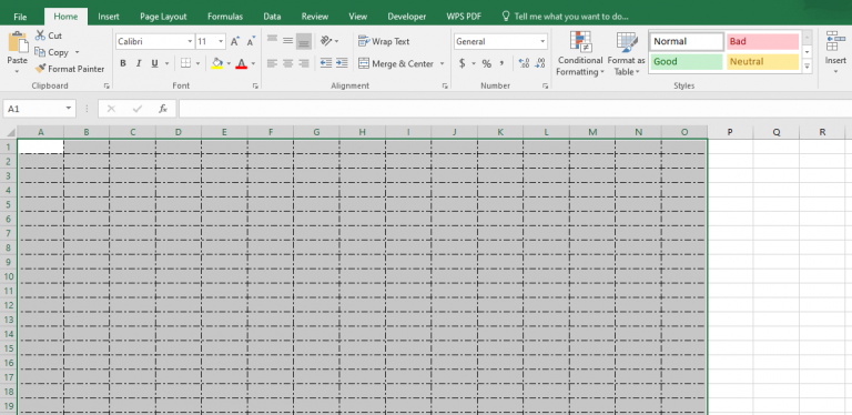 Methods to get rid of dotted lines in Excel - Excel Tutorial