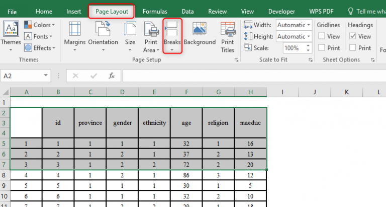 Methods to get rid of dotted lines in Excel - Excel Tutorial