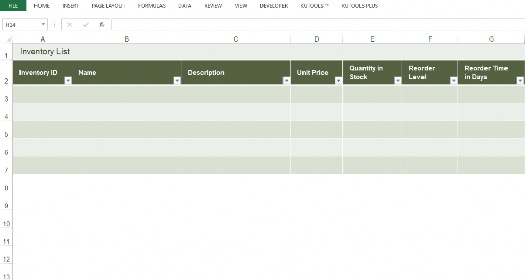 How to make an Inventory List in Excel | Basic Excel Tutorial