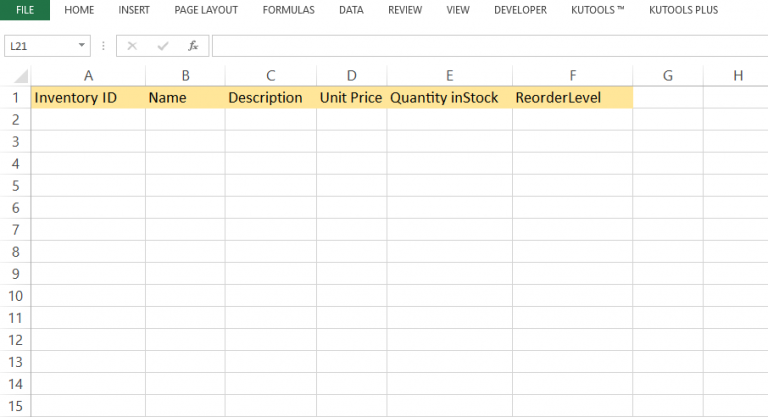 How to make an Inventory List in Excel | Basic Excel Tutorial