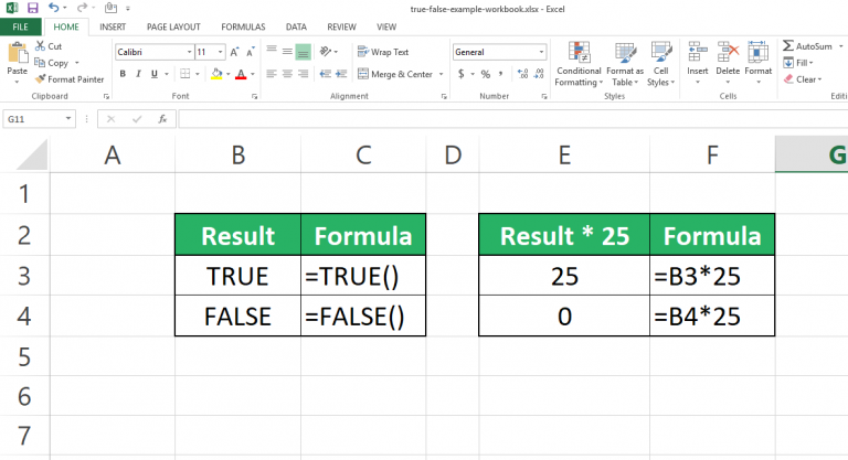 Using True And False Functions In Excel Excel Tutorial 8707