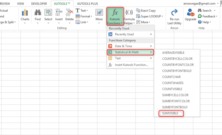 How To Calculate The Sum Of Filtered Cells Basic Excel Tutorial