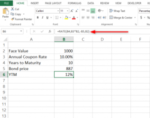 How to calculate YTM in Excel | Basic Excel Tutorial