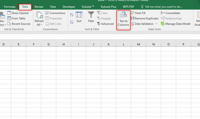 How to Split/Divide Excel Cells - 4 Methods with Examples