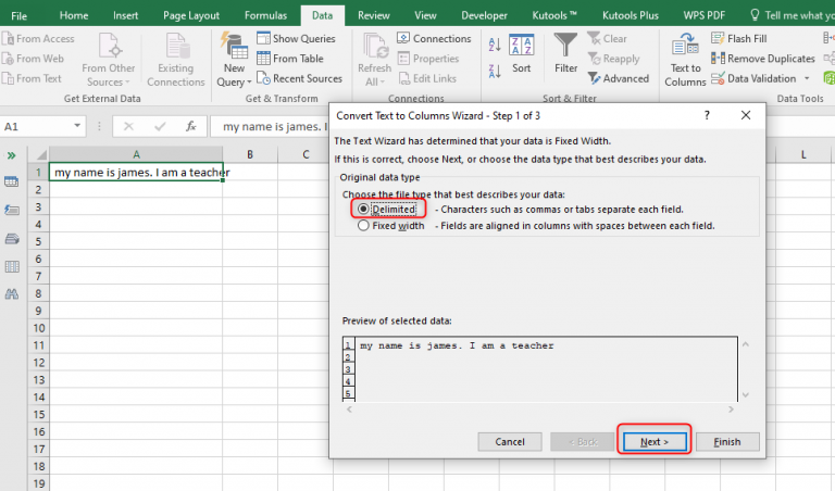 How to Split/Divide Excel Cells - 4 Methods with Examples