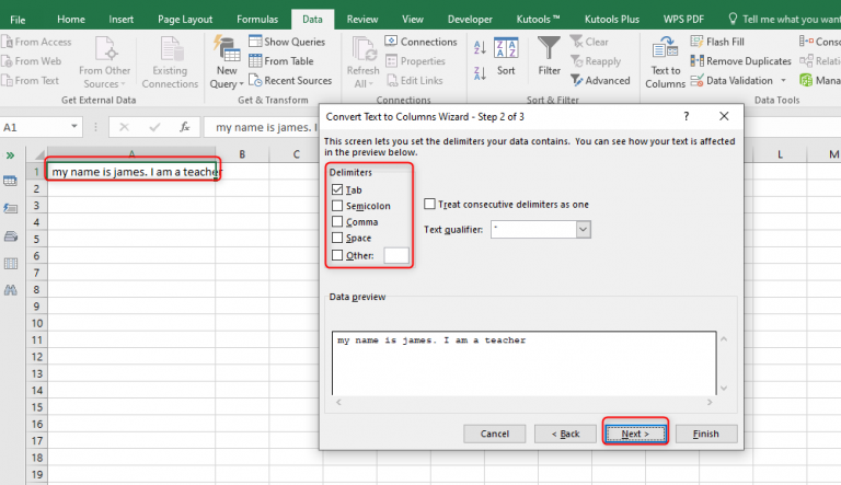 How to Split/Divide Excel Cells - 4 Methods with Examples