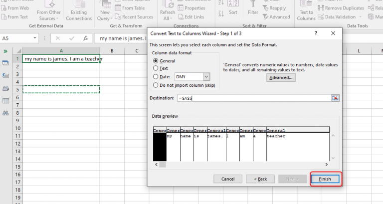 How to Split/Divide Excel Cells - 4 Methods with Examples