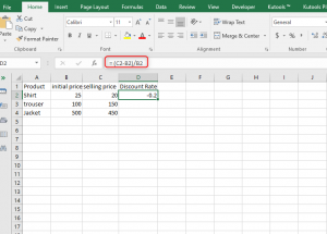 Excel formula for percentage | Basic Excel Tutorial