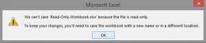 How to change excel from read only | Basic Excel Tutorial