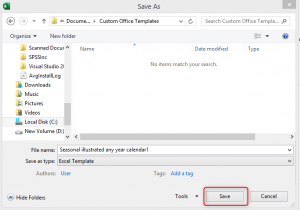 creating a custom template in excel - Basic Excel Tutorial