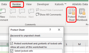 How to make a cell inactive in MS Excel | Basic Excel Tutorial