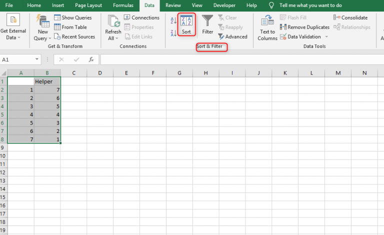How to flip Excel data | Basic Excel Tutorial
