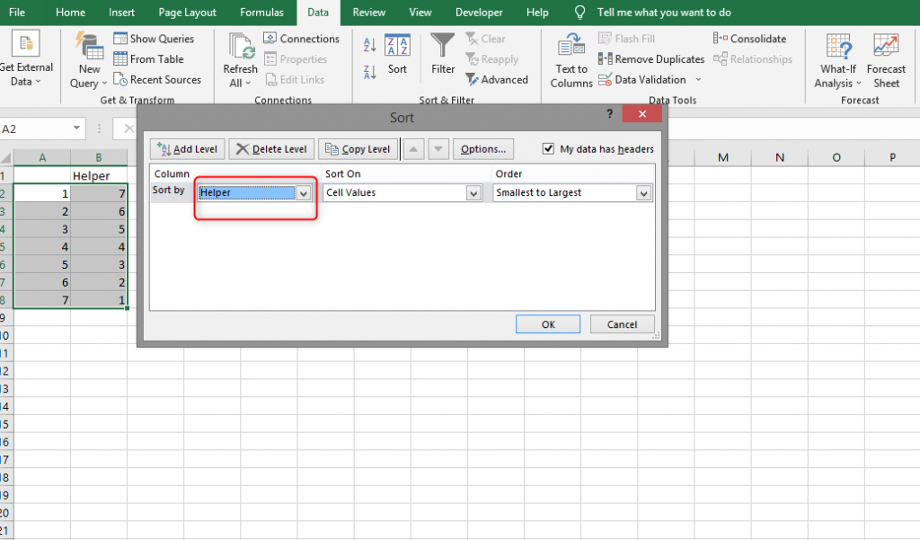 How To Flip Excel Data Basic Excel Tutorial 4914