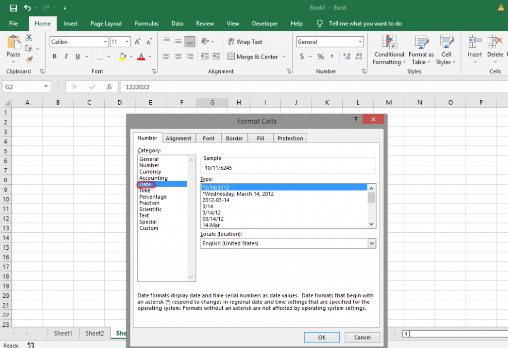 How to change the date format in excel | Basic Excel Tutorial