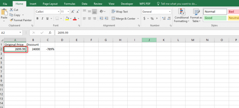 How to calculate discount in Excel | Basic Excel Tutorial